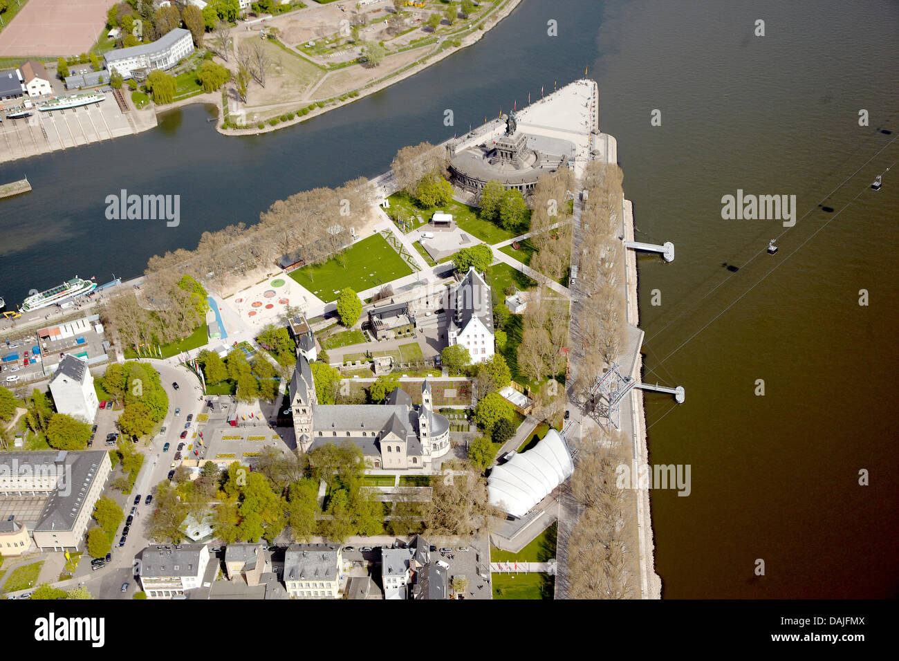 The site of the 2011 German Federal Horticulture Show (BUGA) as seen ...