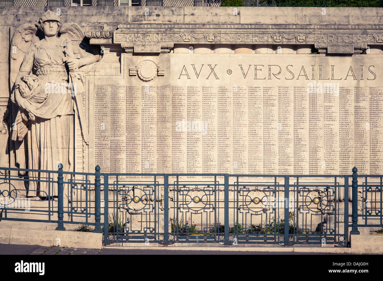 Memorial of the fallen at Versailles, France Stock Photo - Alamy
