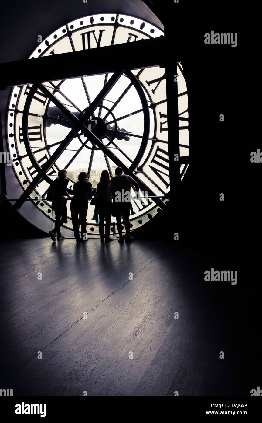 Musee d'orsay paris clock hi-res stock photography and images - Alamy