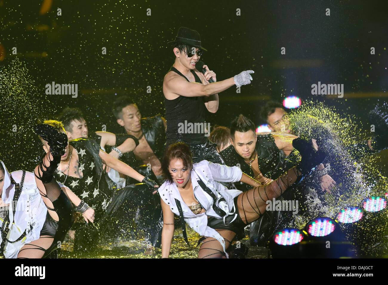 JJ Lin performed at JJ's World tour in Taipei,Taiwan,China on Saturday ...