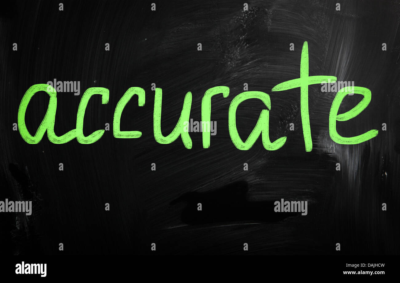 Accurate handwritten with white chalk on a blackboard Stock Photo - Alamy