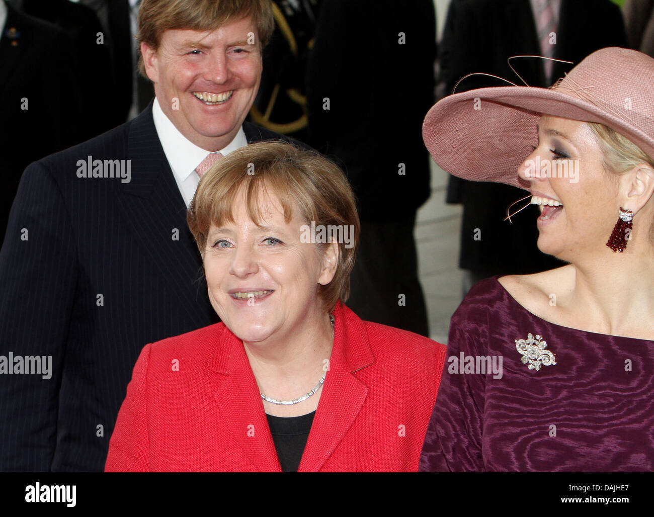 Crown Prince Willem-Alexander of The Netherlands and Princess Maxima (R ...
