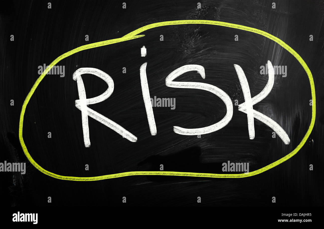 Word risk handwritten white hi-res stock photography and images - Alamy