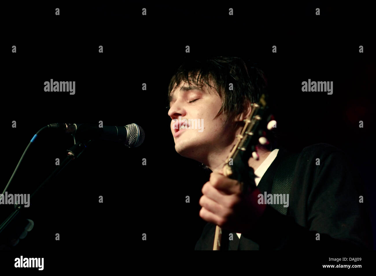 British singer Peter Doherty performs at the Postbahnhof in Berlin ...