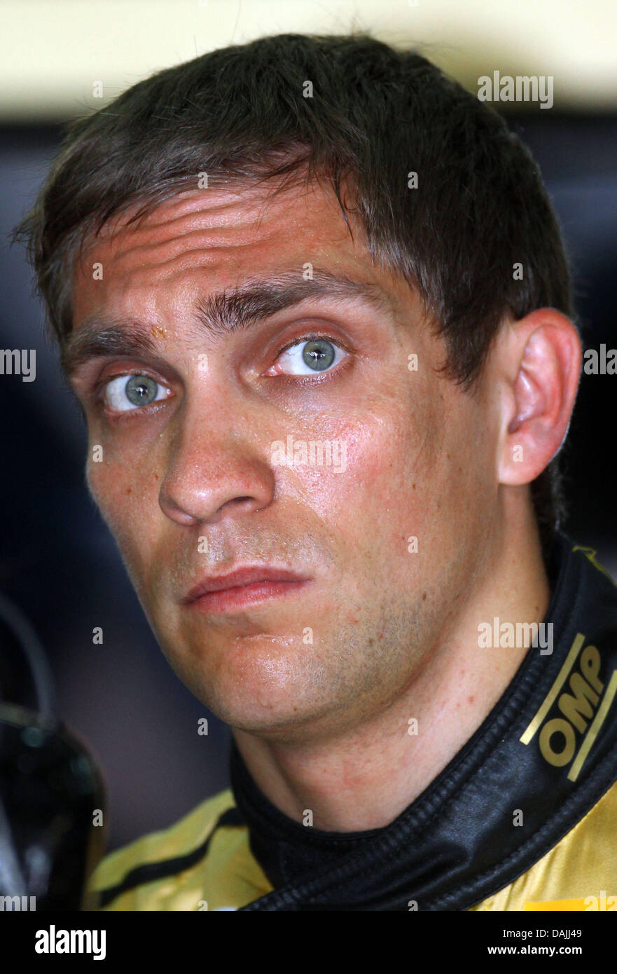 Russian Formula One driver Vitaly Petrov of Lotus Renault seen during ...