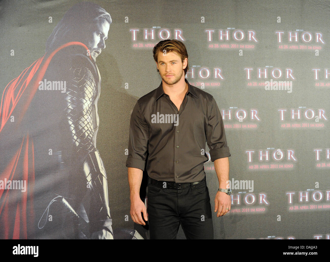The Australian actor Chris Hemsworth arrives to the photo call for his ...