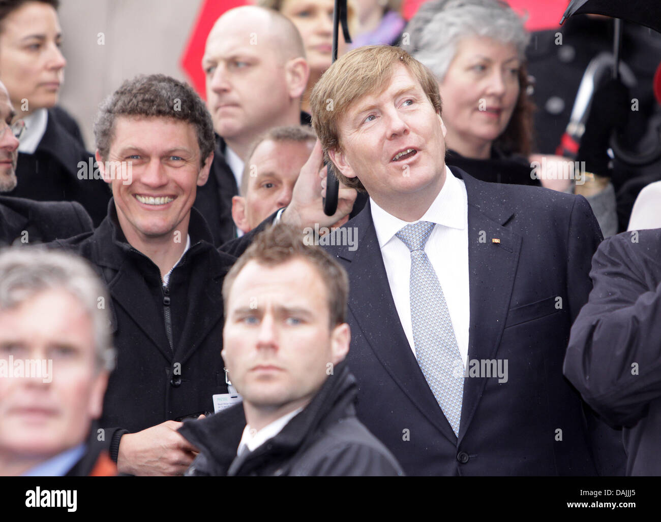 Crown Prince Willem-Alexander in the city of Dresden, Germany, 14 April ...