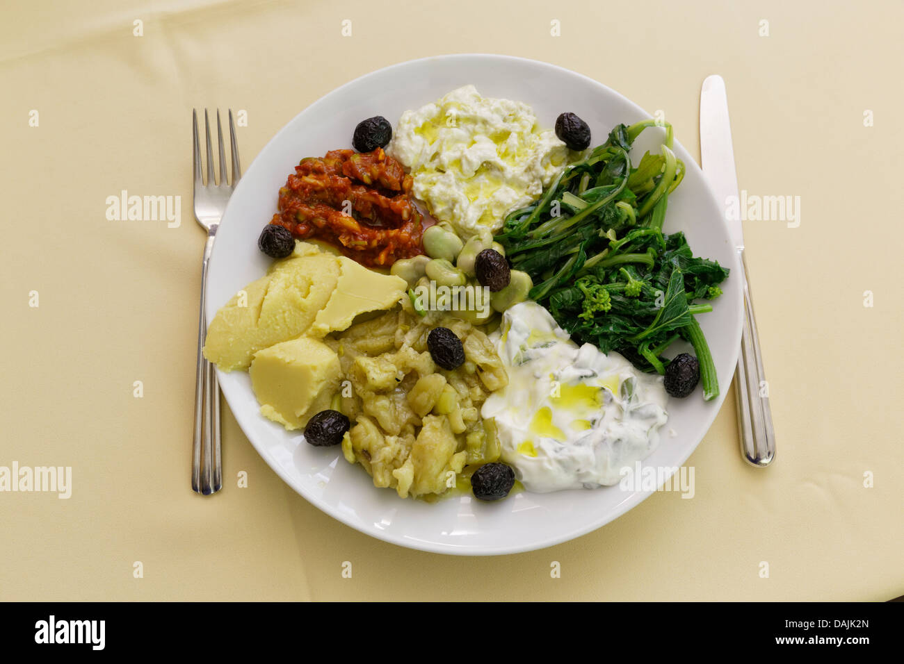 Turkey, Plate of mixed starters, close up Stock Photo - Alamy