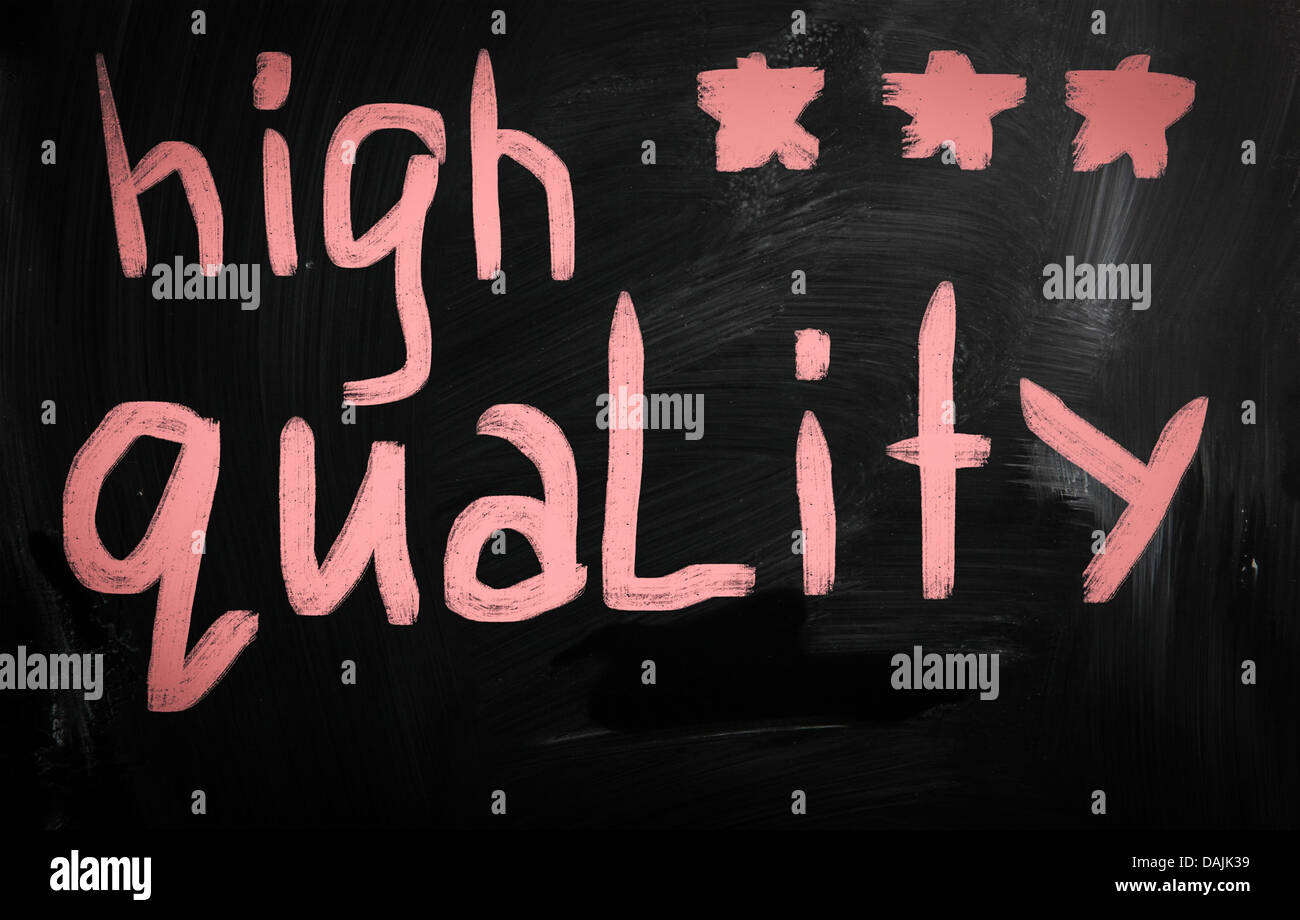 High quality handwritten with white chalk on a blackboard Stock Photo ...