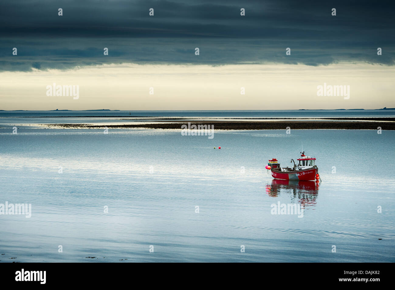 Red fishing boat hi-res stock photography and images - Alamy