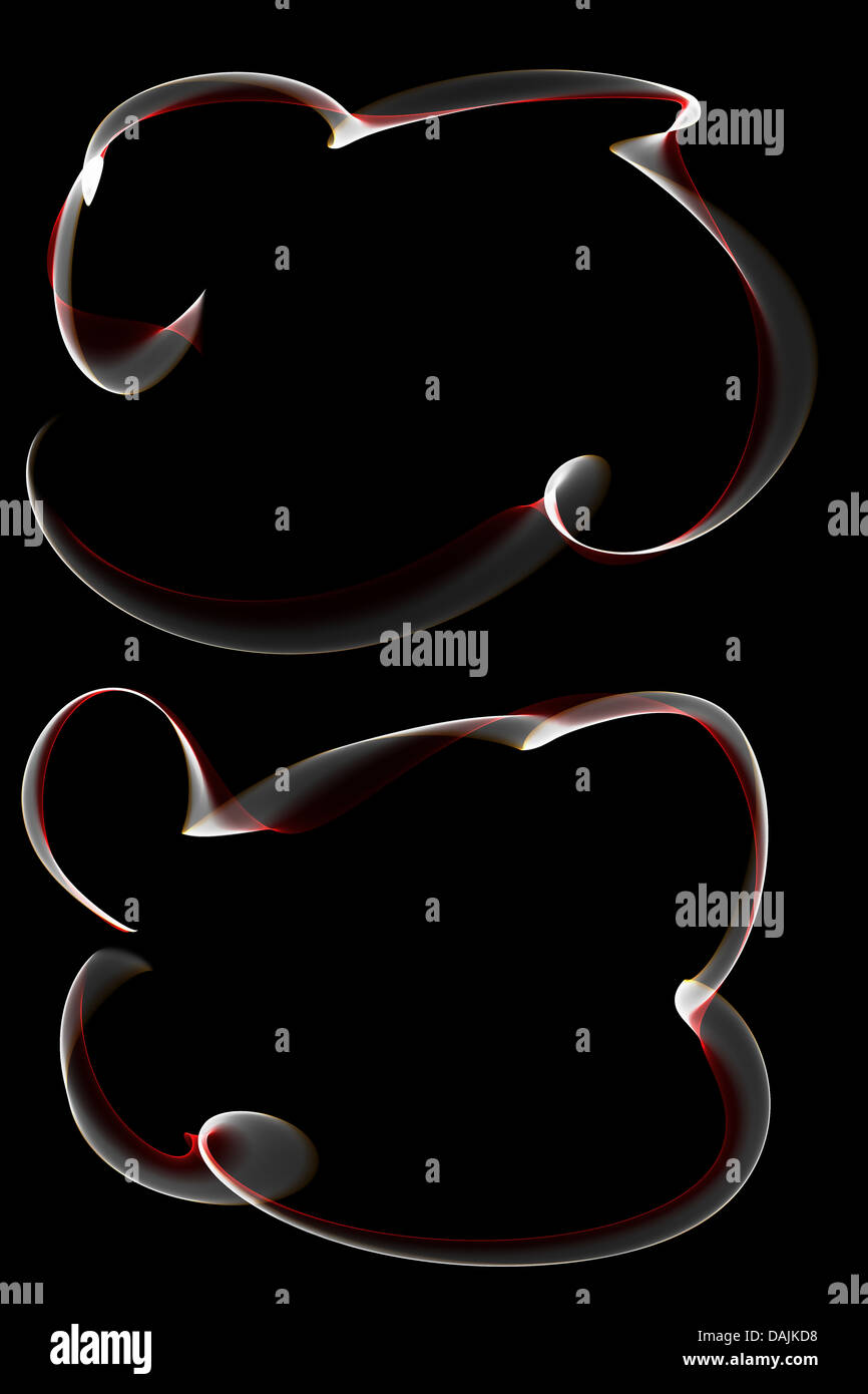 abstract silver red ribbon frames Stock Photo - Alamy