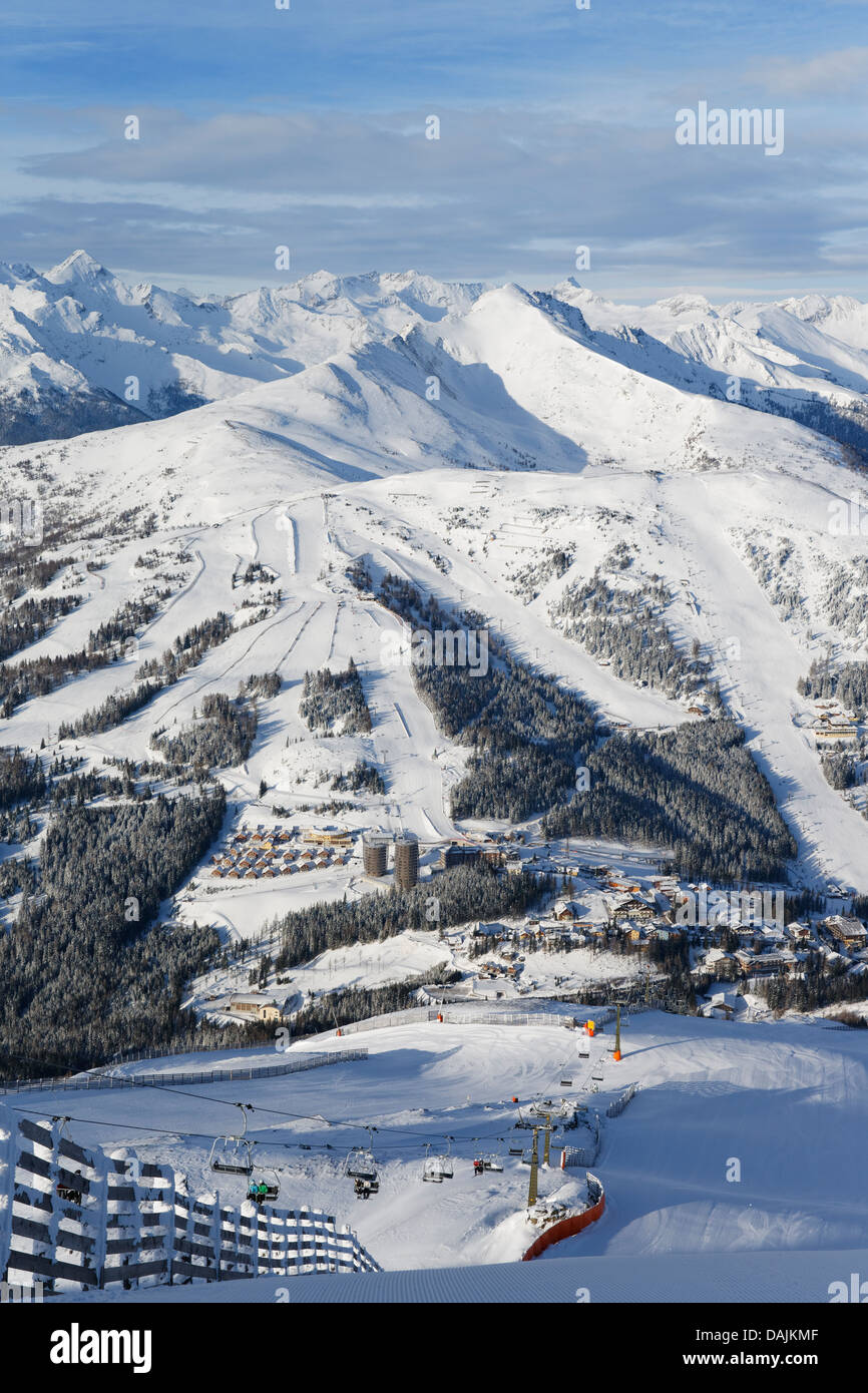 View of aineck mountain at katschberg hi-res stock photography and ...