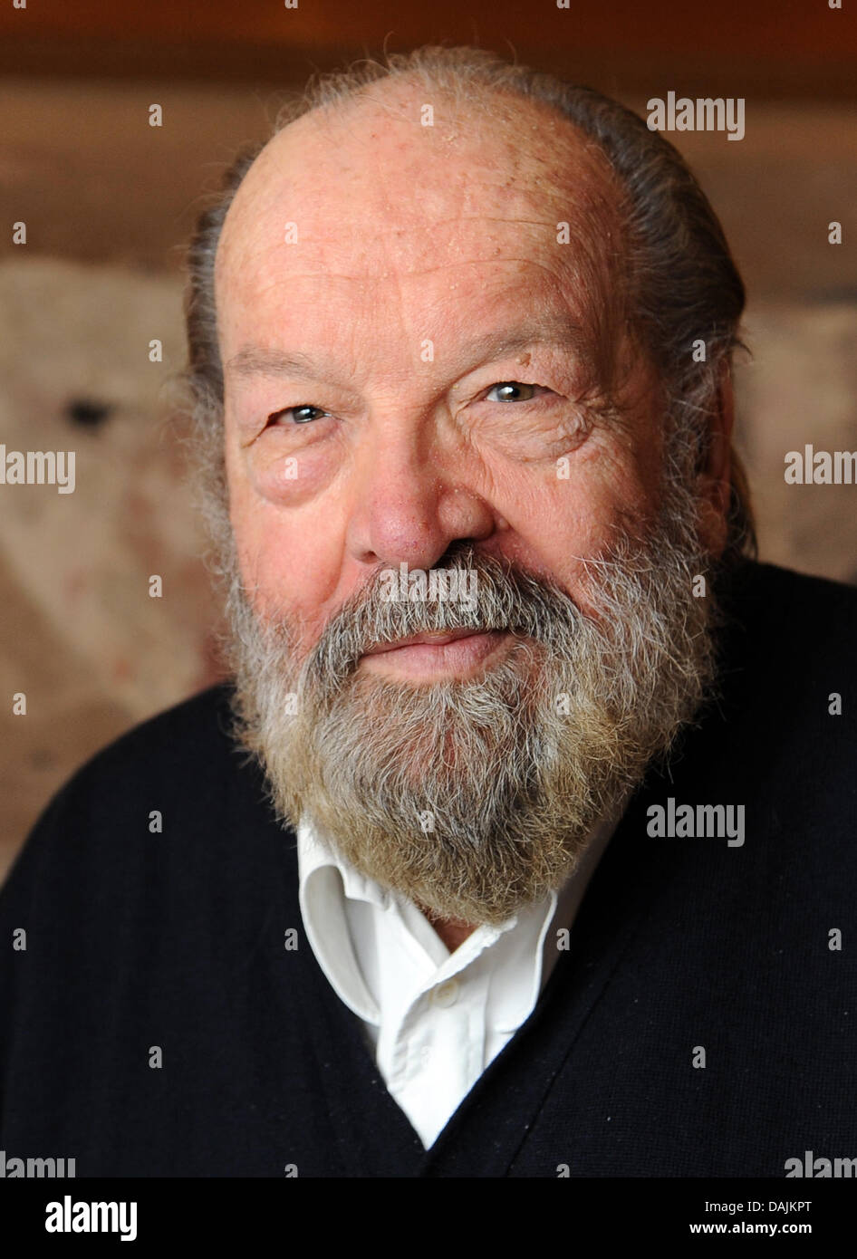 Italian actor Bud Spencer (Carlo Pedersoli) poses during a photocall in ...