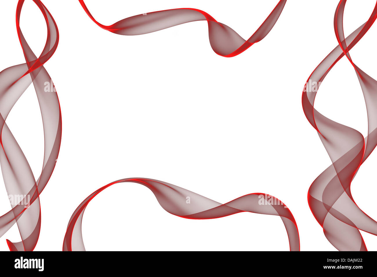 abstract red ribbon frames Stock Photo - Alamy