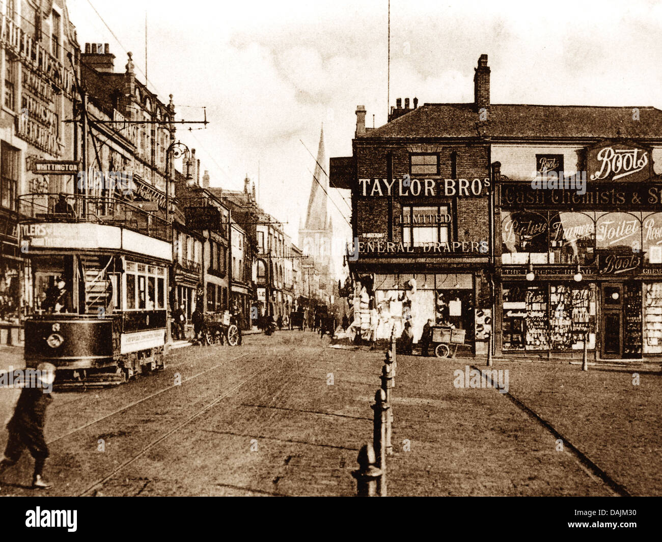 Old tram chesterfield hi-res stock photography and images - Alamy