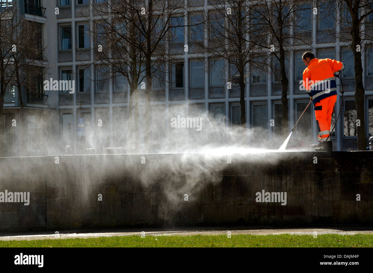 Sanitation staff hi-res stock photography and images - Alamy