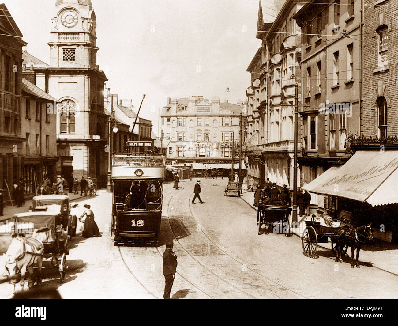 High street early 1900s hi-res stock photography and images - Alamy