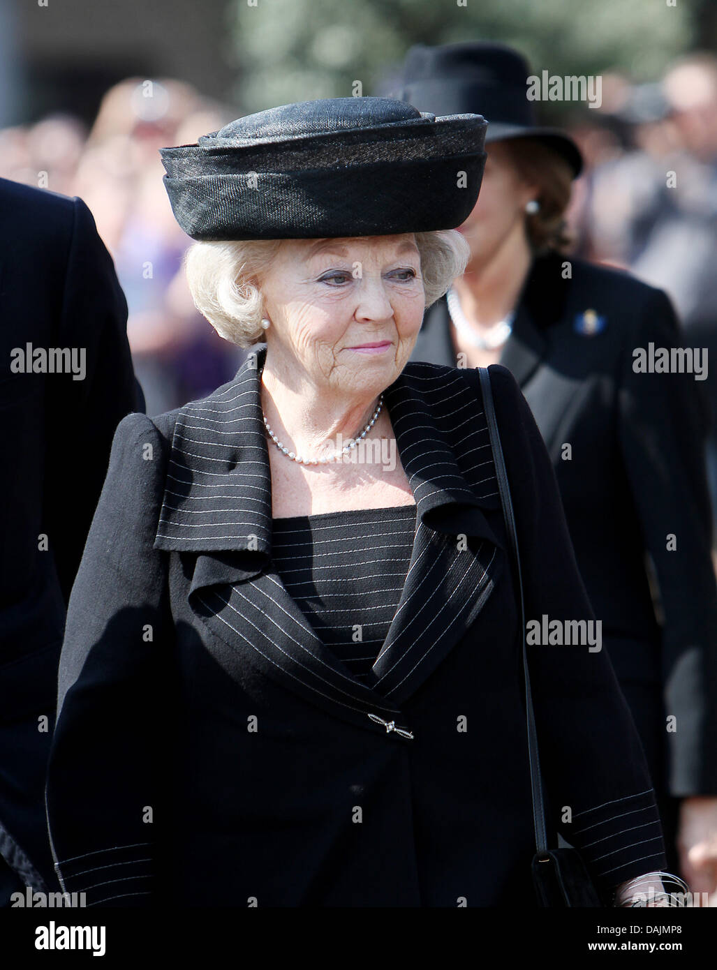 Queen Beatrix of The Netherlands attends the memorial service for the ...