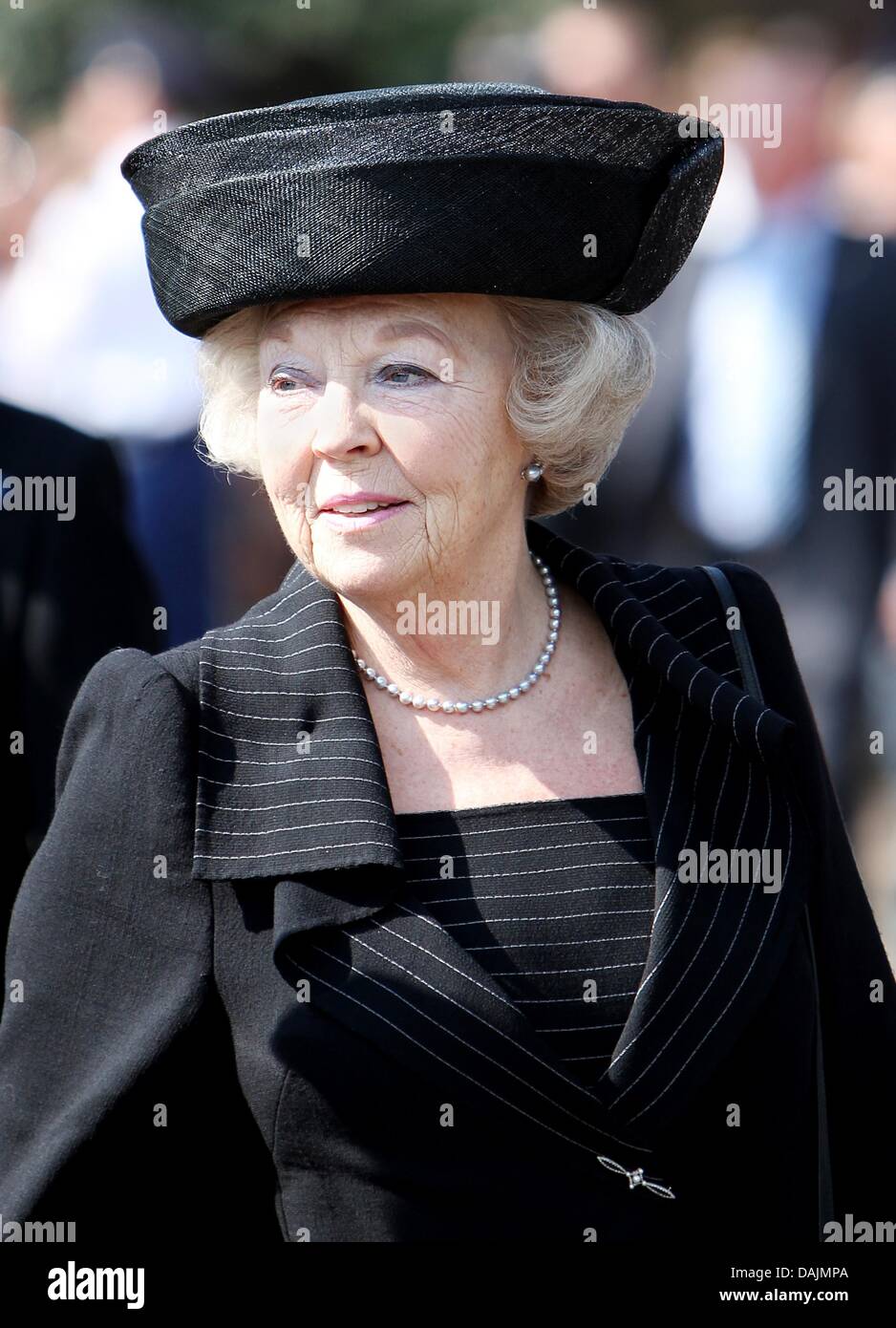 Queen Beatrix of The Netherlands attends the memorial service for the ...
