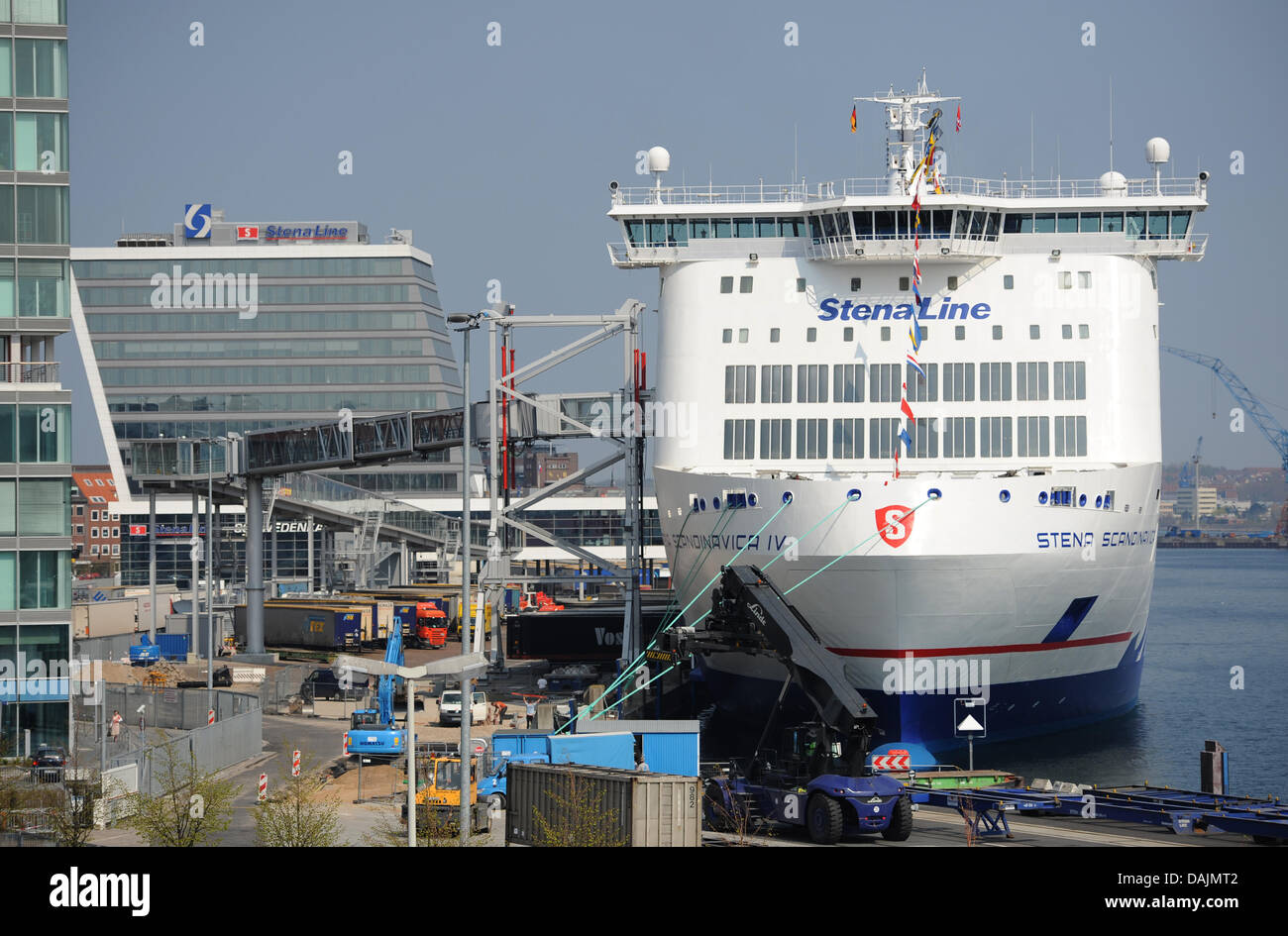 The new Stena Scandinavica of the Swedish Stena Line shipping company ...