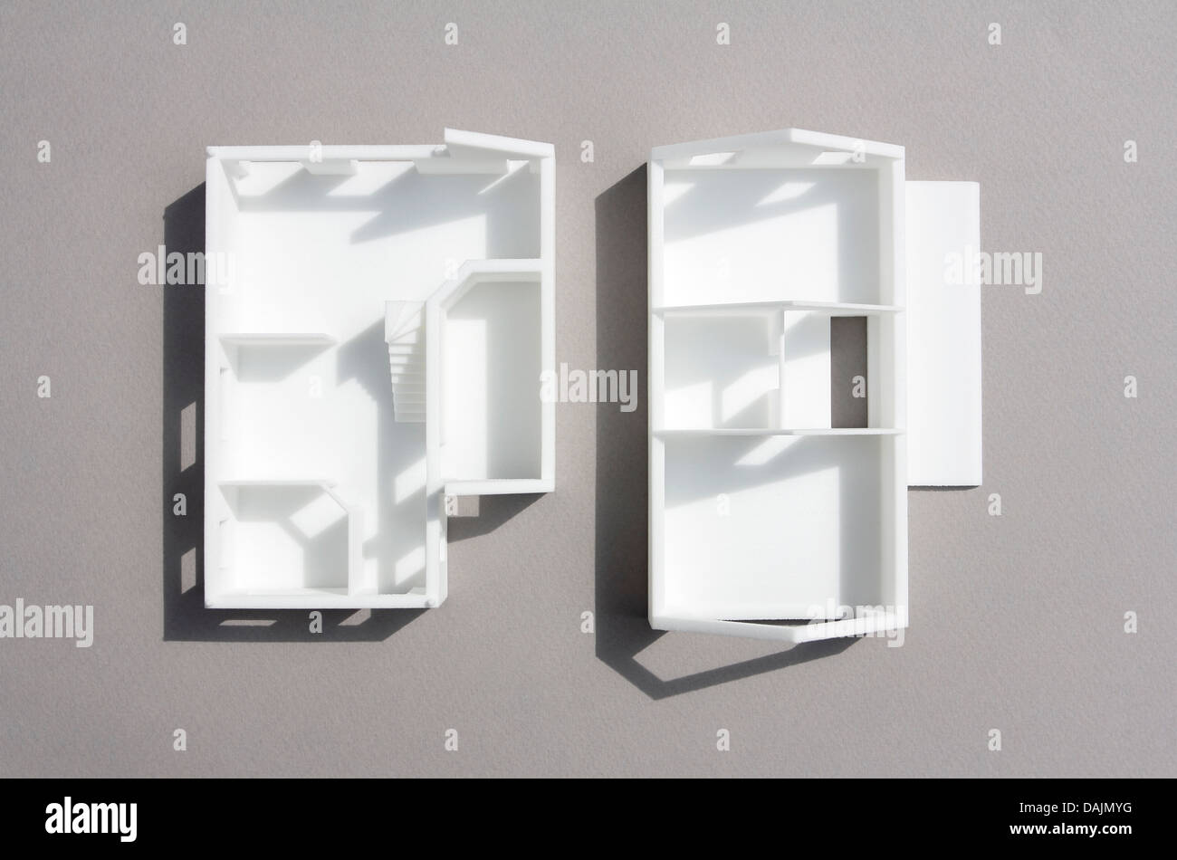 3d interior white model hi-res stock photography and images - Alamy