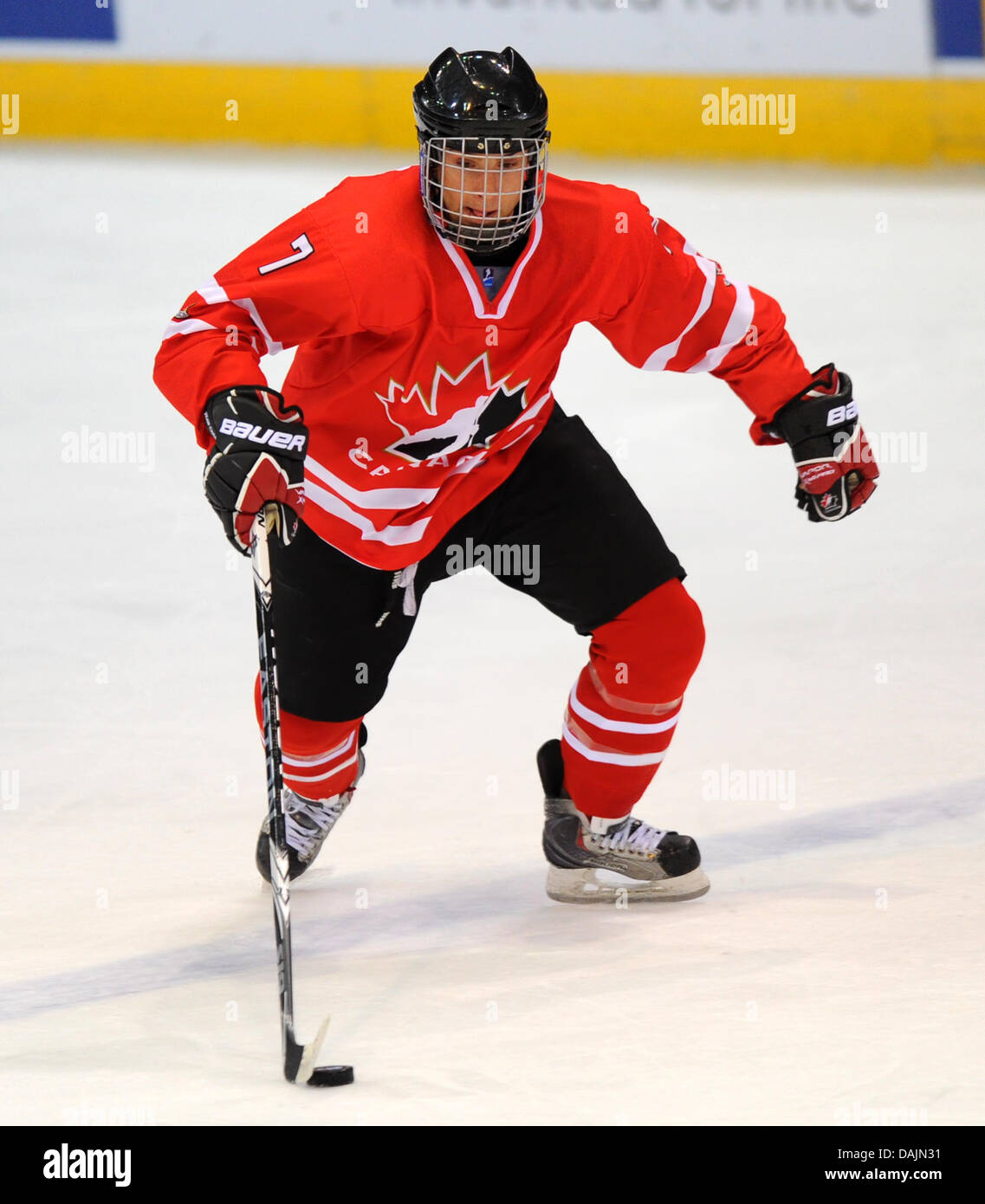 Canada's Daniel Catenacci is pictured during the IIHF U18 World Ice ...