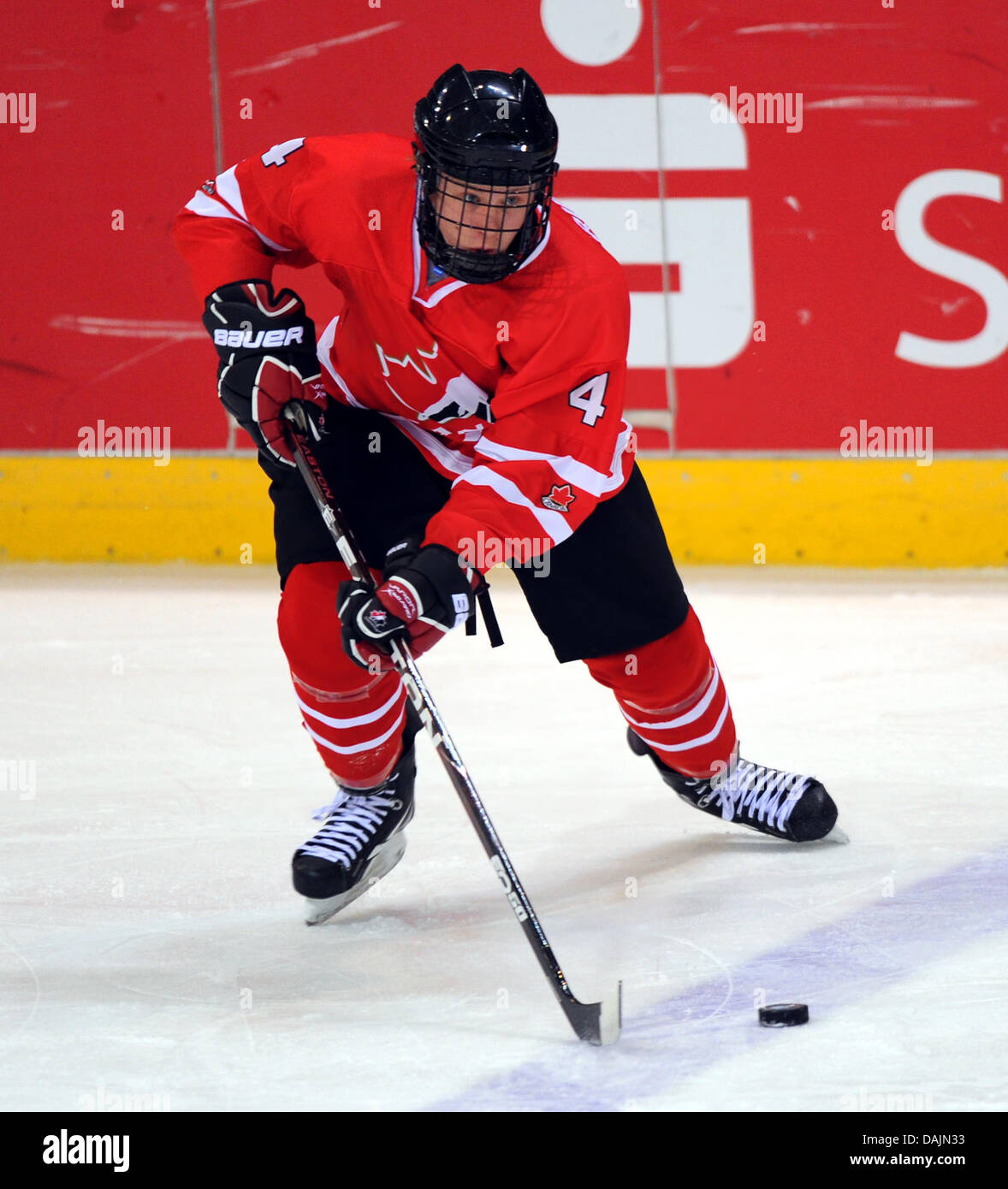 Canada's Morgan Rielly is pictured during the IIHF U18 World Ice Hockey ...