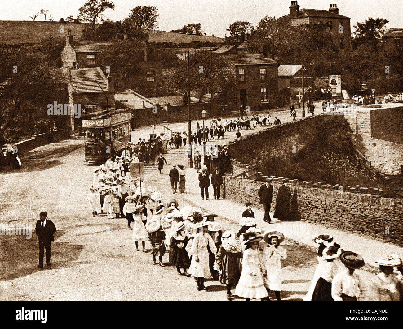 Thornhill Dewsbury early 1900s Stock Photo - Alamy