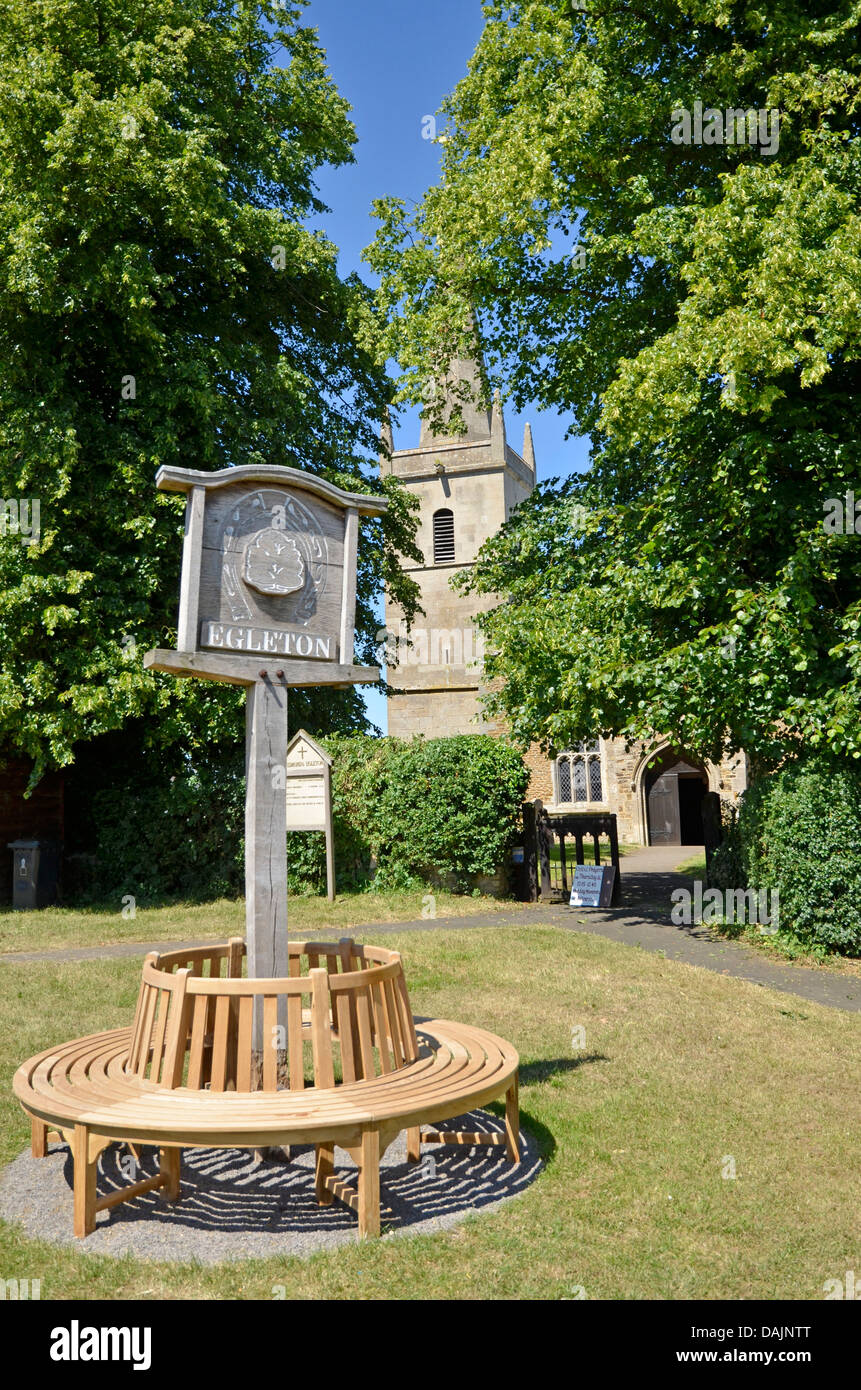 Leicestershire village sign hi-res stock photography and images - Alamy
