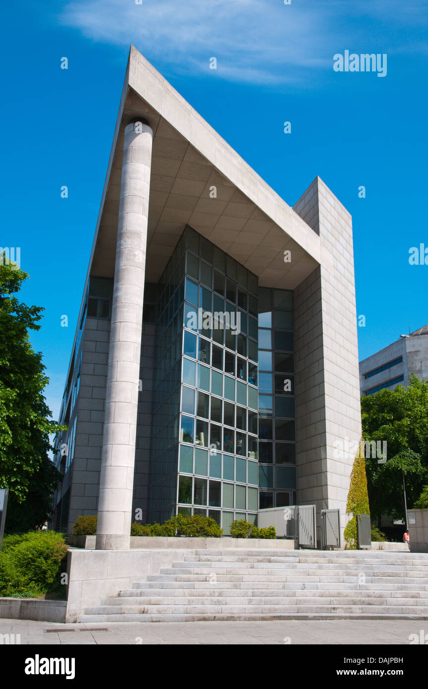 Civic Offices building in Wood Quay riverside street Dublin Ireland ...