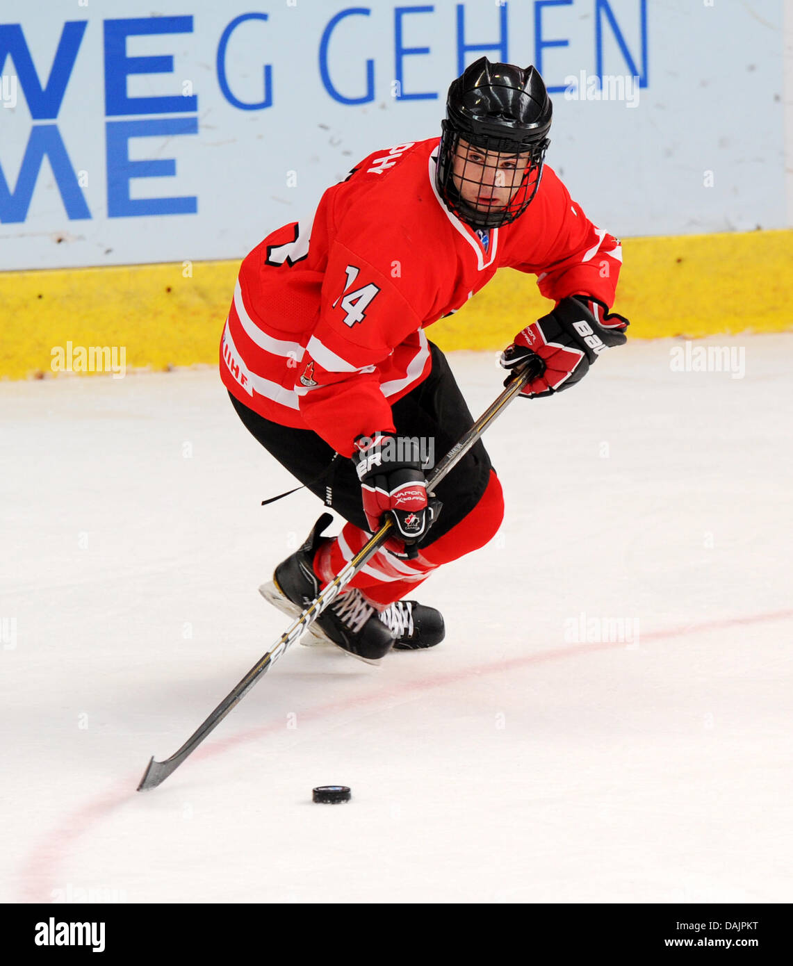 Ryan Murphy of the Canadian team plays during the IIHF Ice Hockey World ...