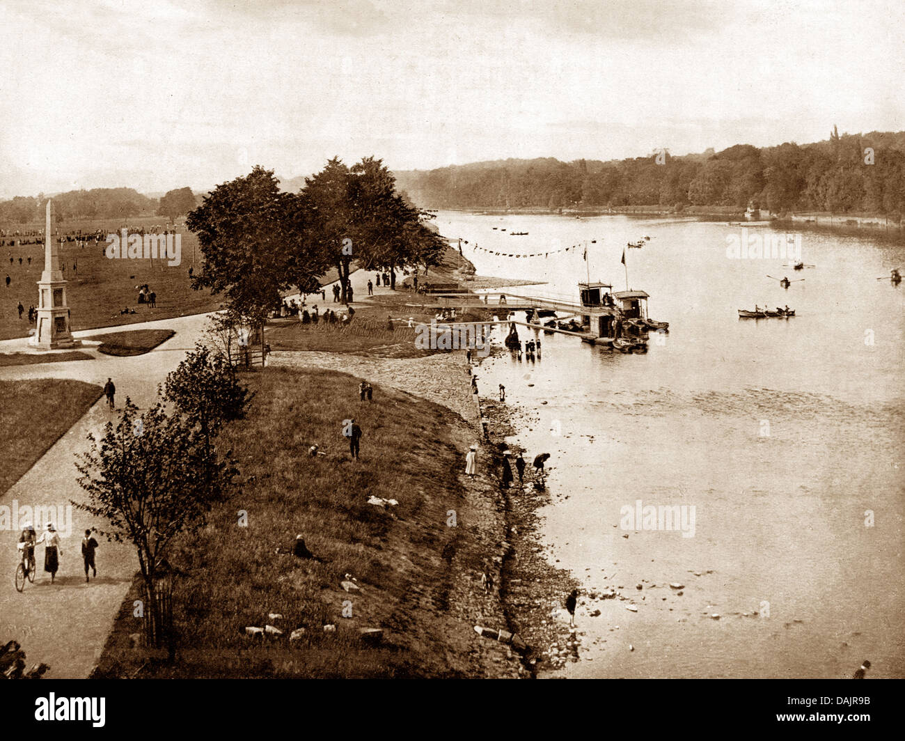 Perth North Inch Victorian period Stock Photo - Alamy