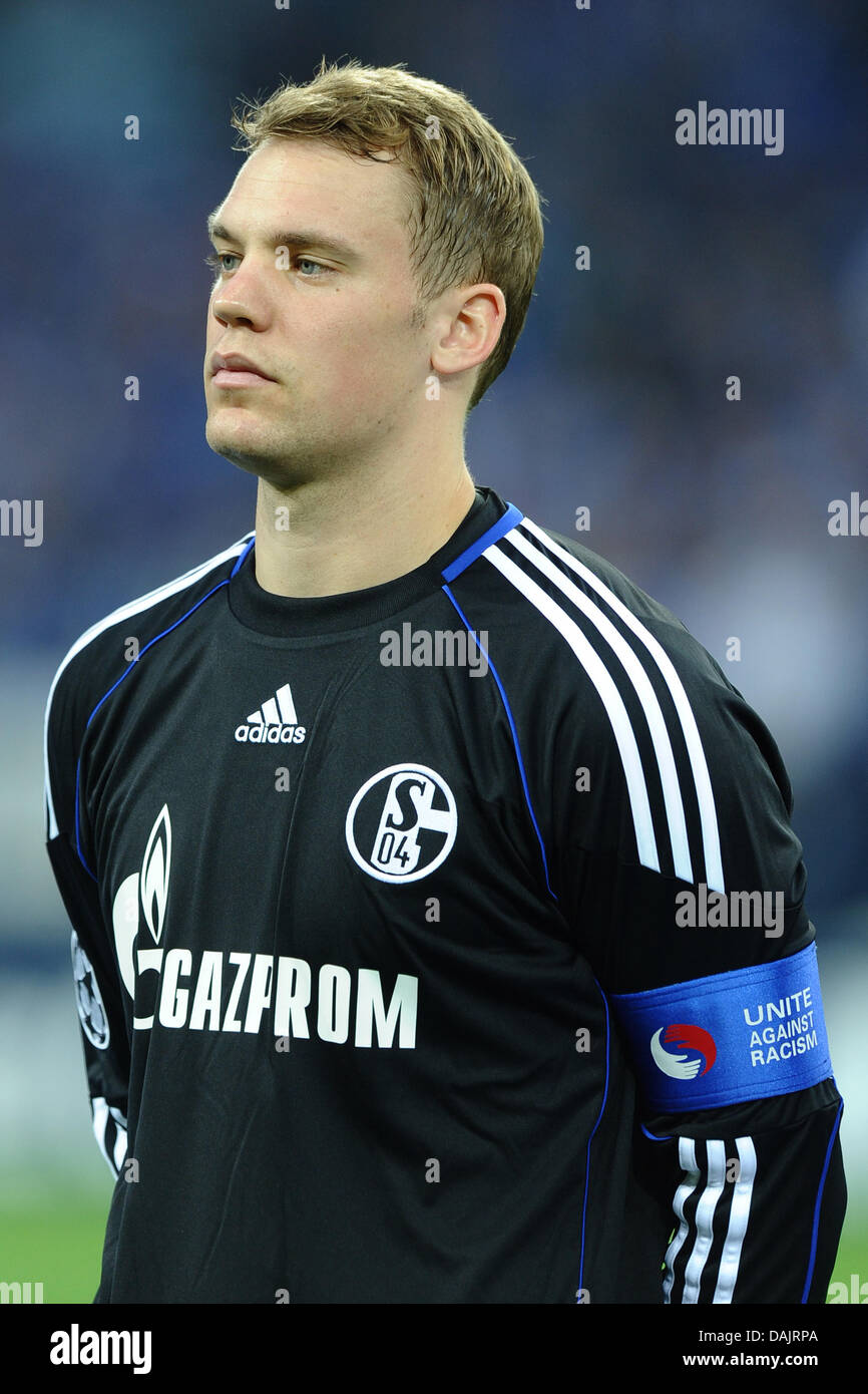 Schalke's goalkeeper Manuel Neuer stands still after the UEFA Champions ...