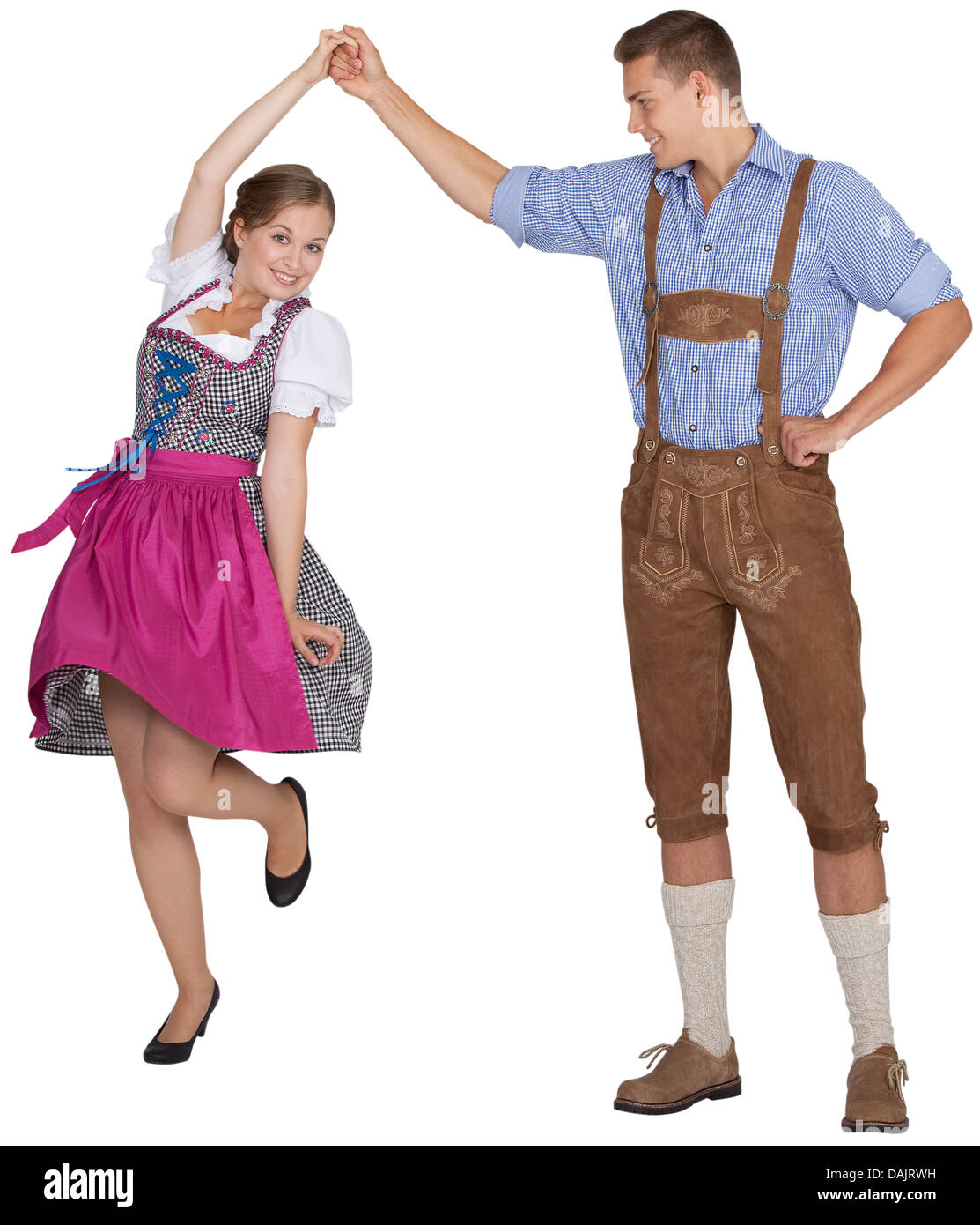 Young couple dancing, smiling Stock Photo - Alamy