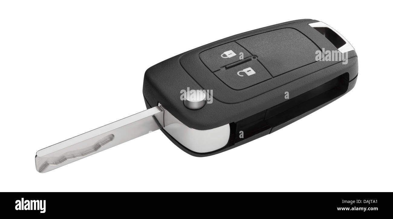 Car key on white background, close up Stock Photo - Alamy