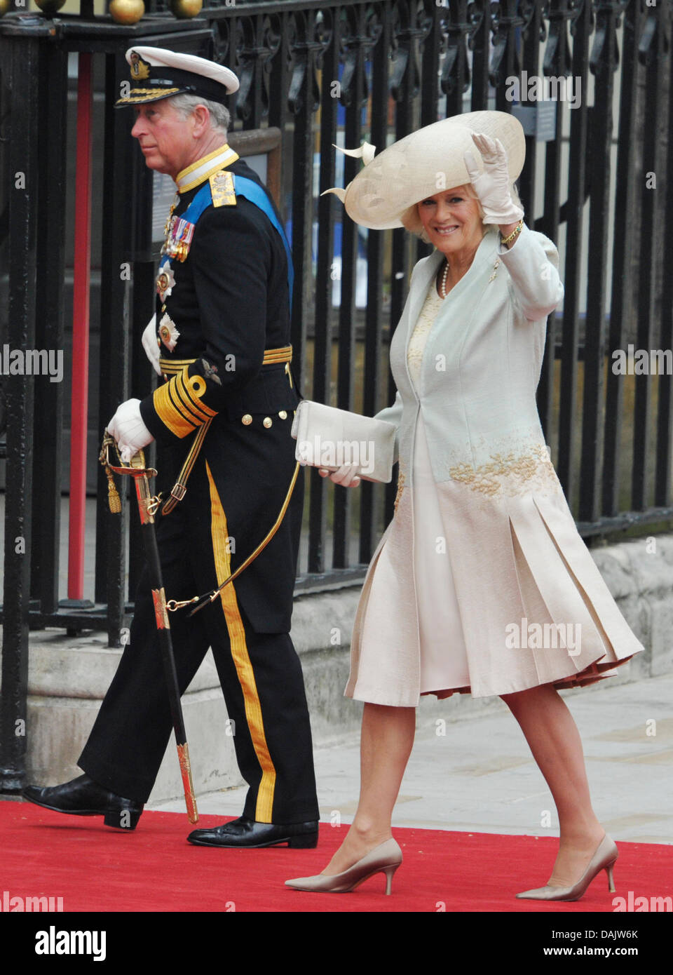 Prince charles red uniform hi-res stock photography and images - Alamy