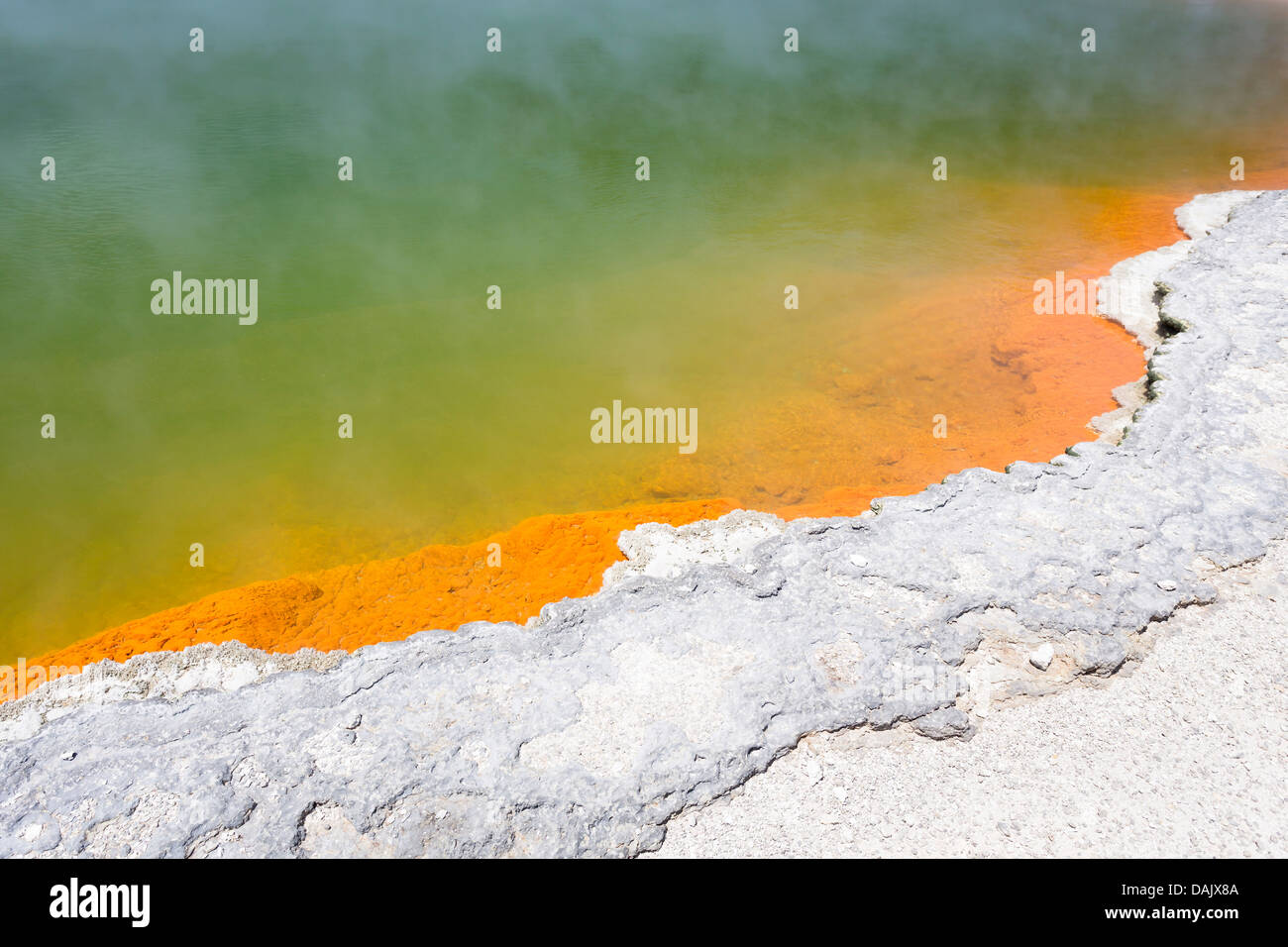 Champagne Pool, hot spring Stock Photo - Alamy
