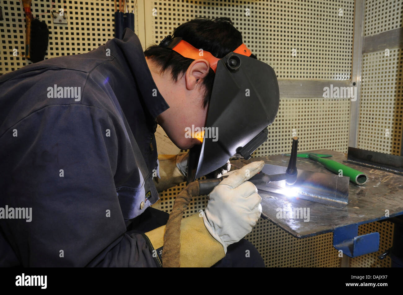 Vocational training boys hi-res stock photography and images - Alamy