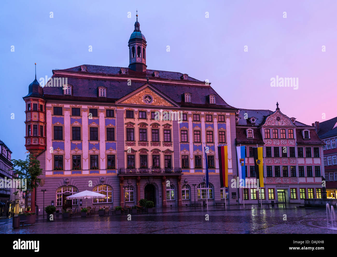 Coburg Town Hall Stock Photo - Alamy