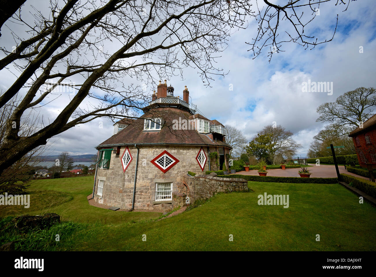 A la Ronde National Trust Devon UK Stock Photo - Alamy