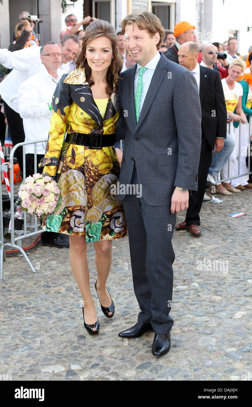 Prince Floris and Princess Aimee of The Netherlands celebrate Queensday ...