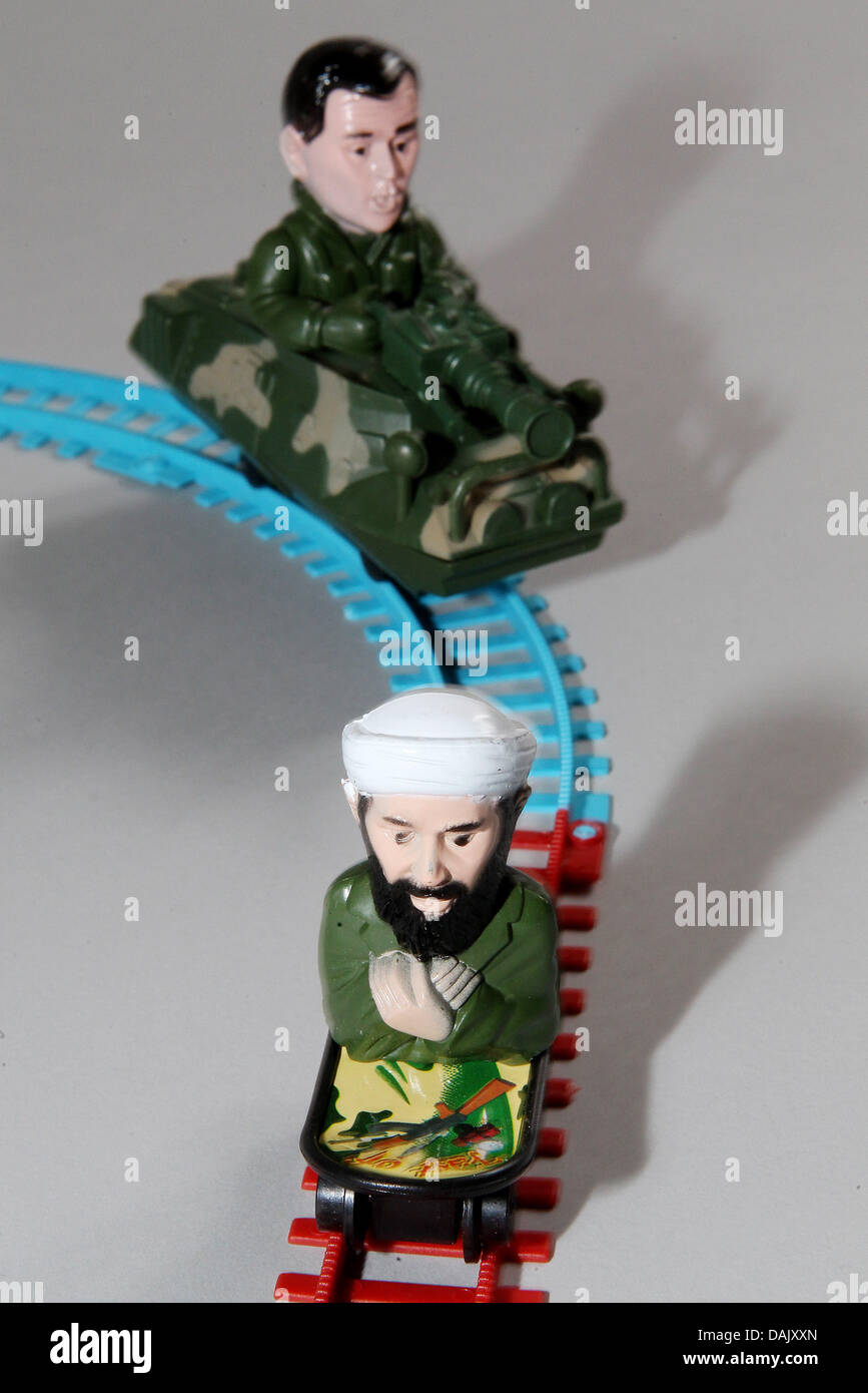 (ILLUSTRATION) An illustration dated 02 May 2011 shows the terrorist ...