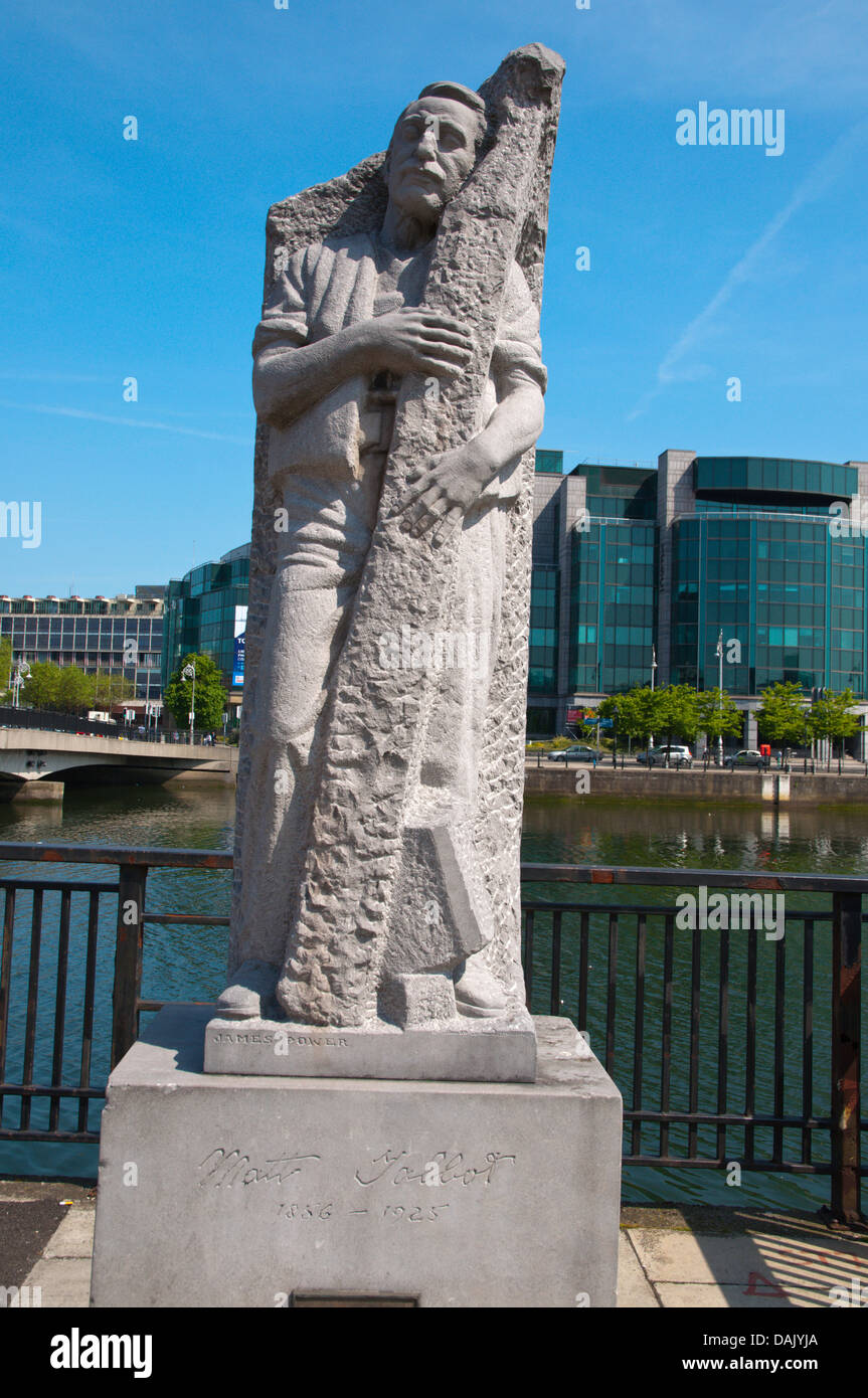 Matt Talbot statue by James Power in Docklands former harbour area by ...