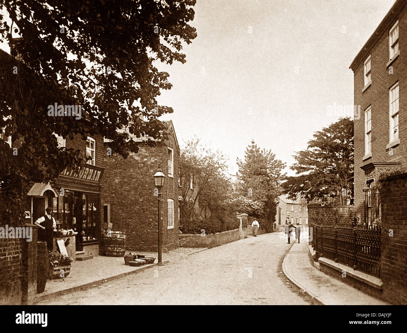 Audlem early 1900s Stock Photo - Alamy