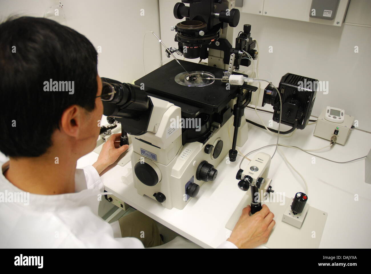 (HANDOUT) A handout photo dated 25 June 2013 shows a scientist ...