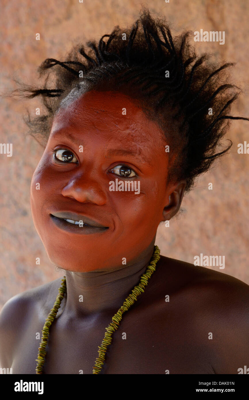 Young Damara woman, portrait, Damara Living Museum Stock Photo - Alamy