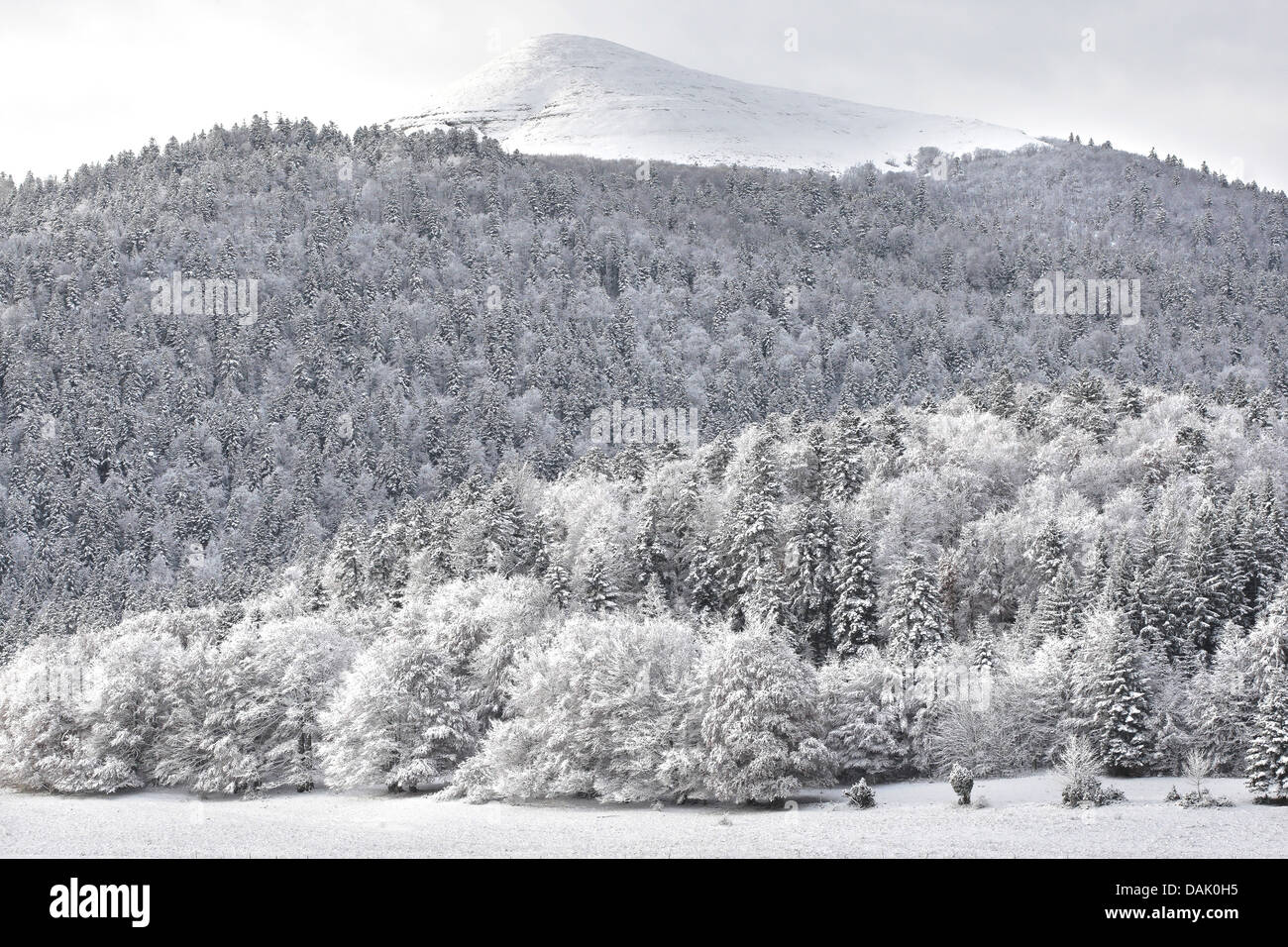 Snow covered towering peak hi-res stock photography and images - Alamy