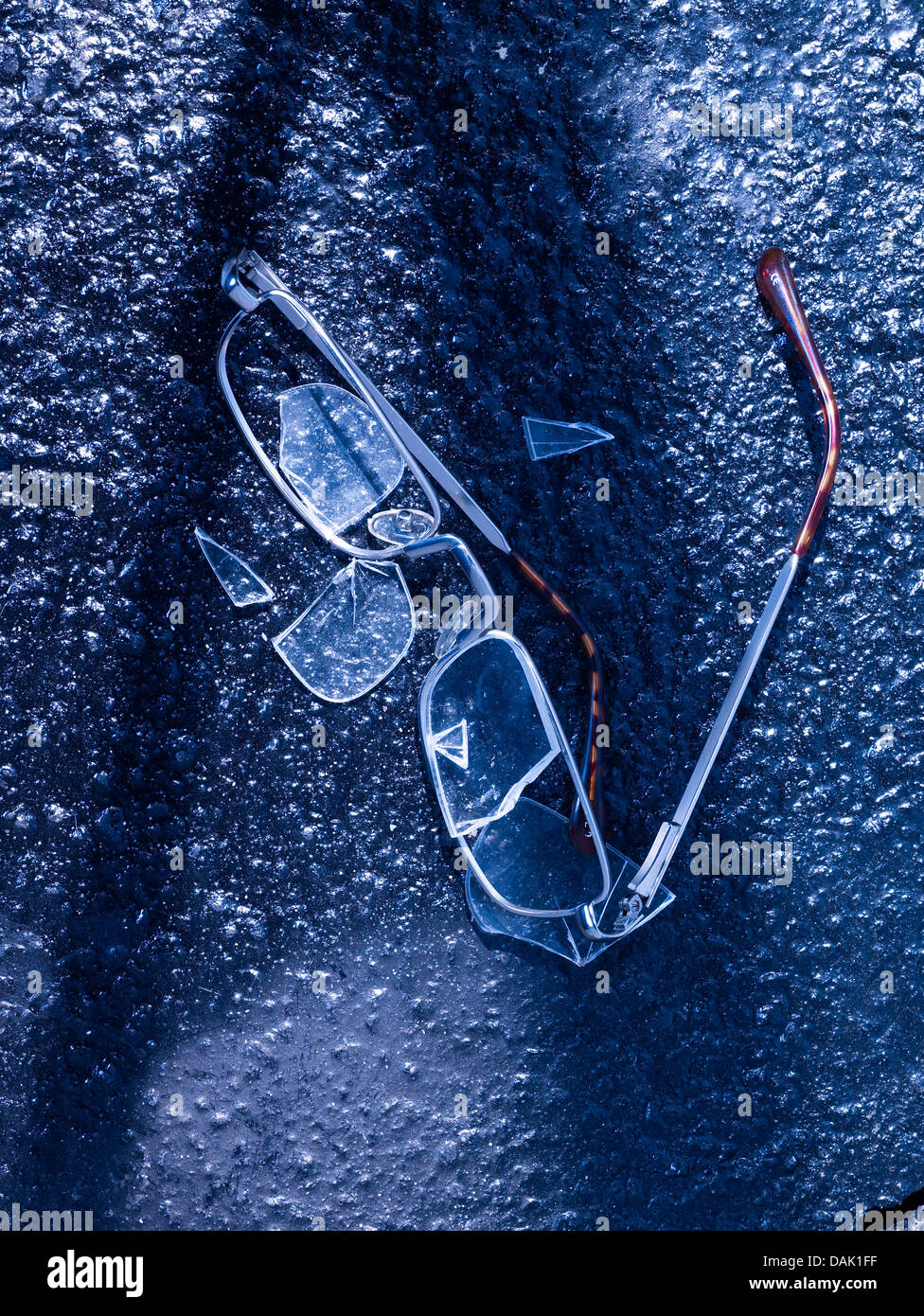 Broken spectacles ground hi-res stock photography and images - Alamy