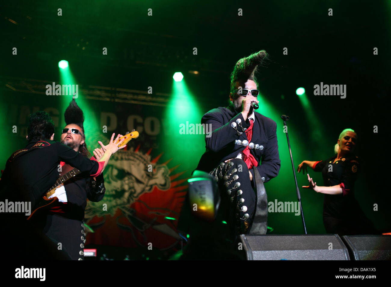 Vizovice, Czech Republic. 14th July, 2013. Finnish rock band Leningrad ...