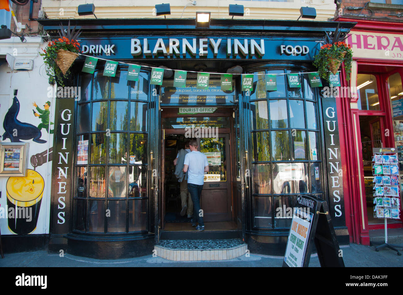 Blarney Inn pub exterior Nassau Street central Dublin Ireland Europe ...